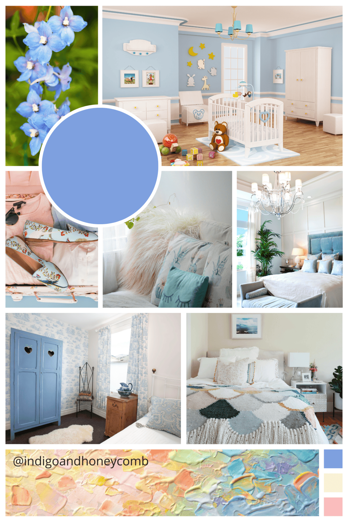 Celebrate Delphine Blue: May's Color of the Month - Indigo and ...