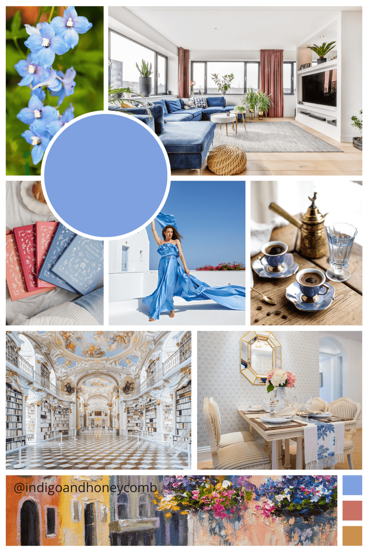 Celebrate Delphine Blue: May's Color of the Month - Indigo and ...