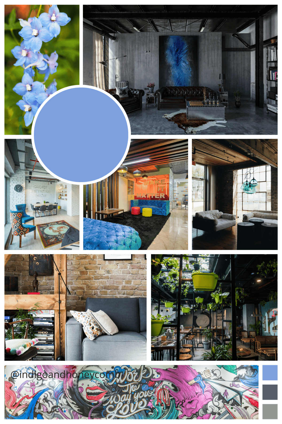 Celebrate Delphine Blue: May's Color of the Month - Indigo and ...