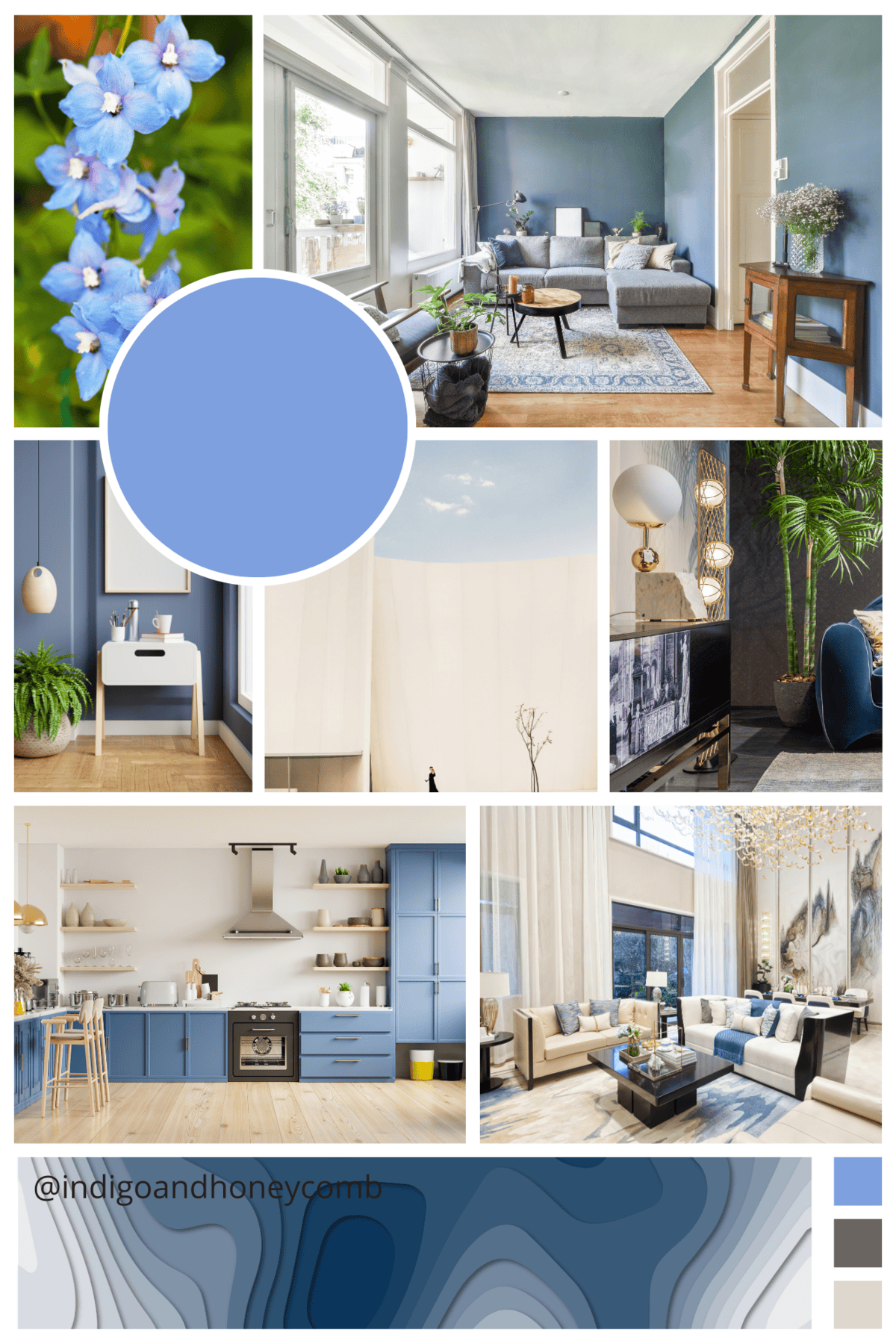 Celebrate Delphine Blue: May's Color of the Month - Indigo and ...