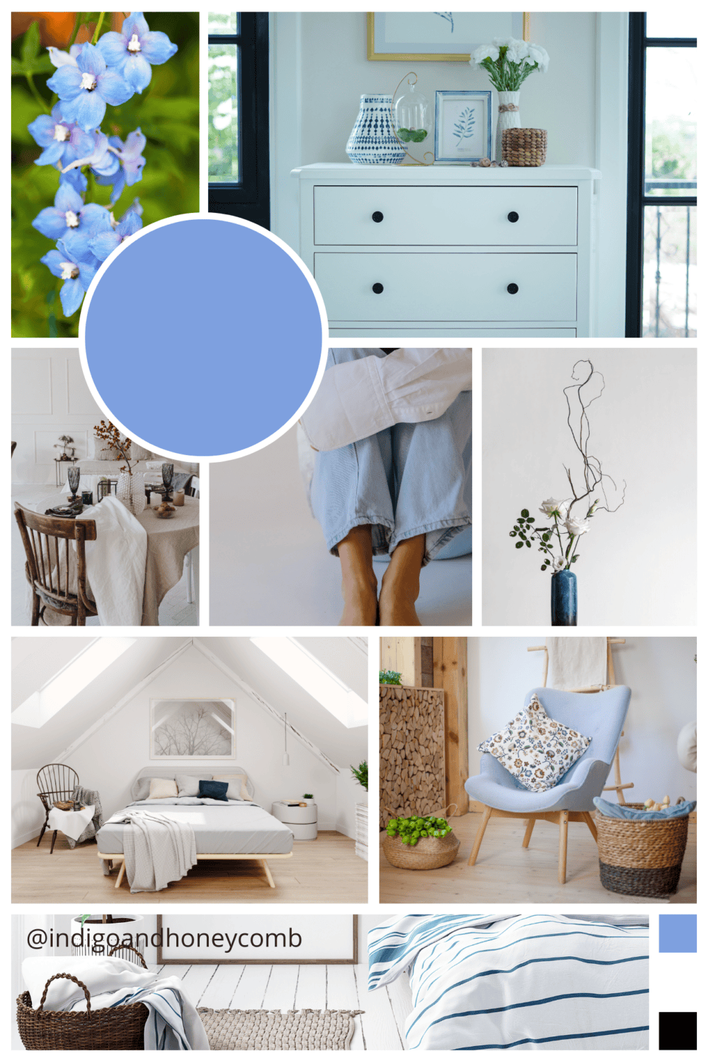 Celebrate Delphine Blue: May's Color of the Month - Indigo and ...