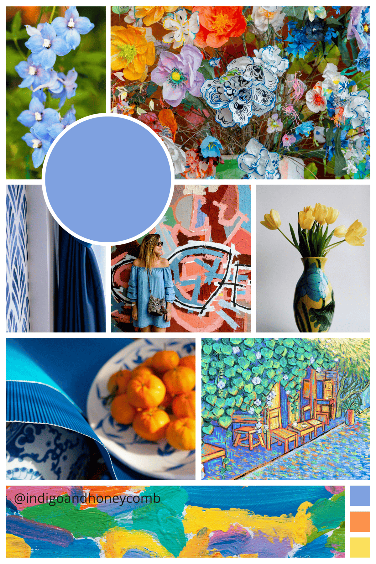 Celebrate Delphine Blue: May's Color of the Month - Indigo and ...