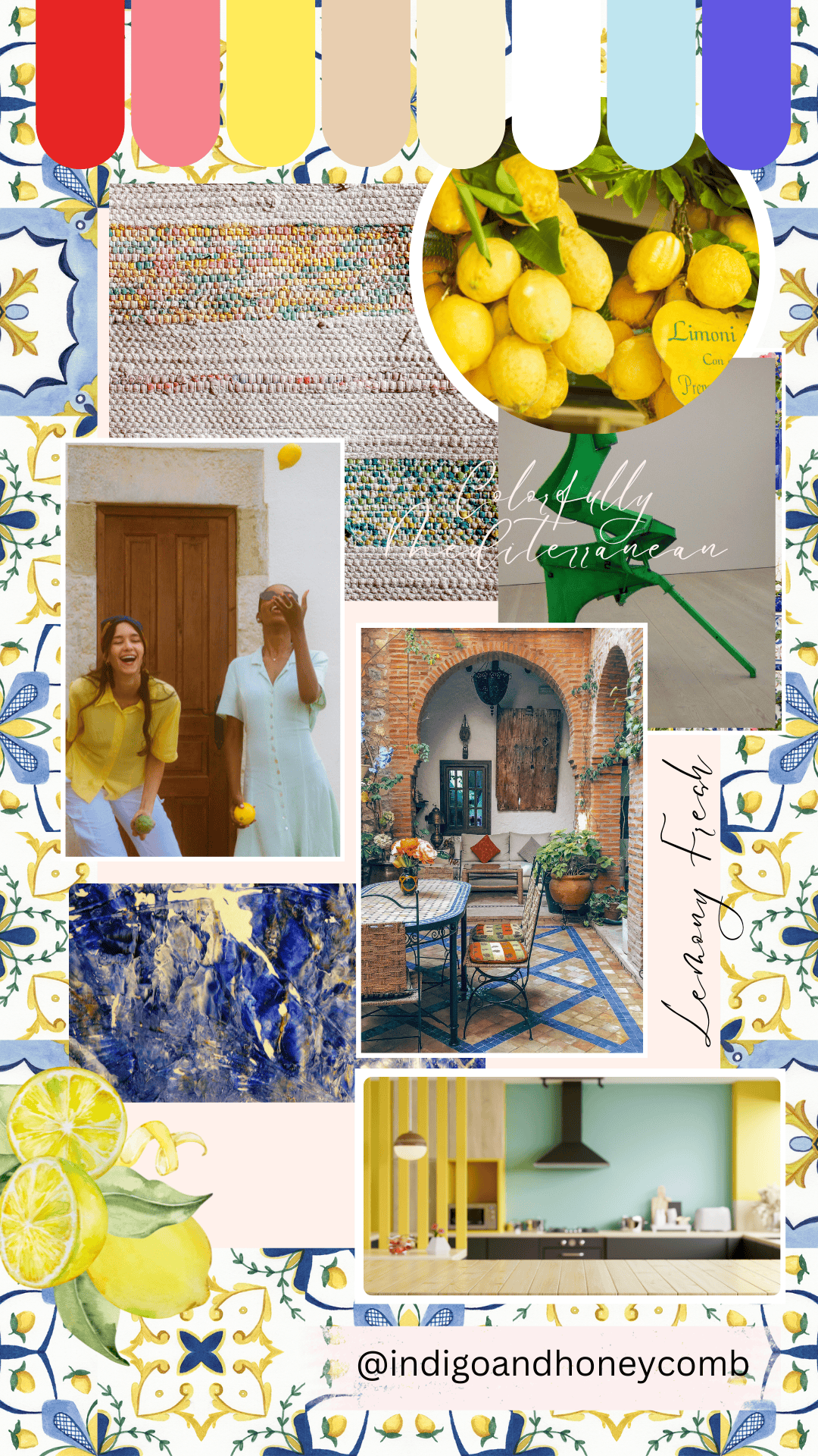 Interior Mediterranean Color Palette Mediterranean Villa Color Palette