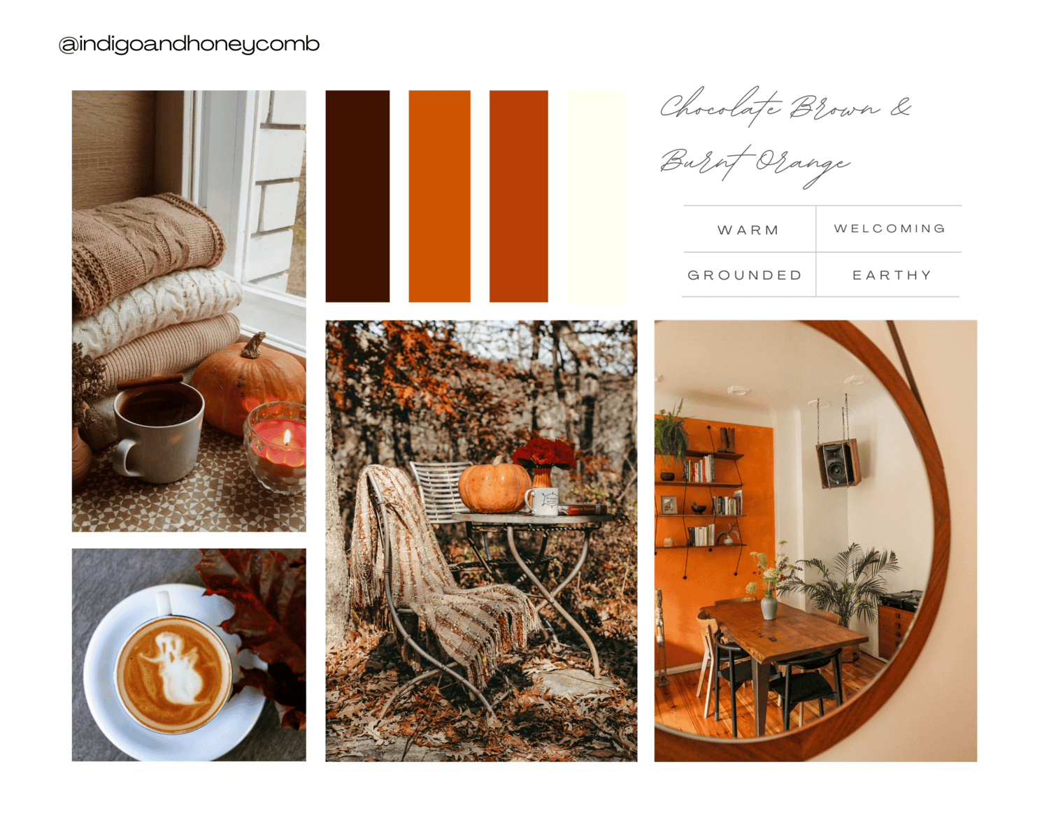Top 20 Best Fall Color Palettes for Cozy Interiors - Indigo and ...