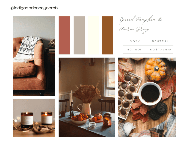 Top 20 Best Fall Color Palettes for Cozy Interiors - Indigo and ...