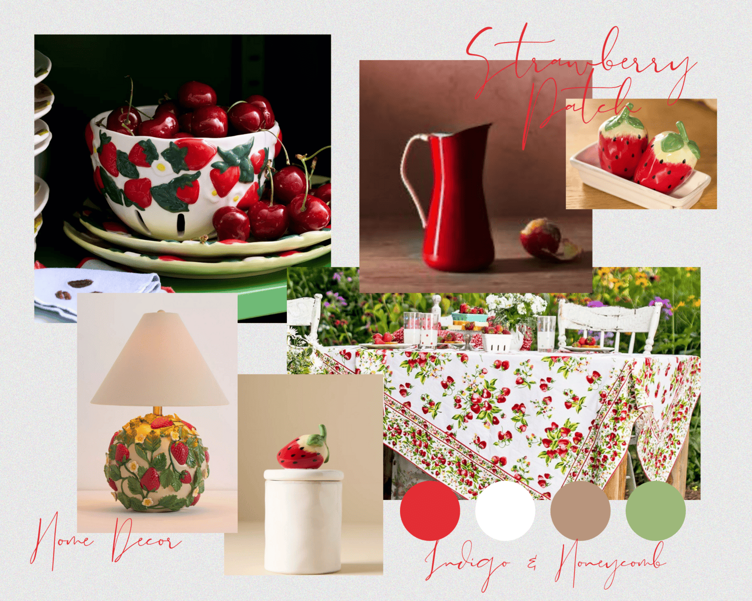 April Color of the Month: Strawberry Patch - Indigo and Honeycomb COLOR LAB